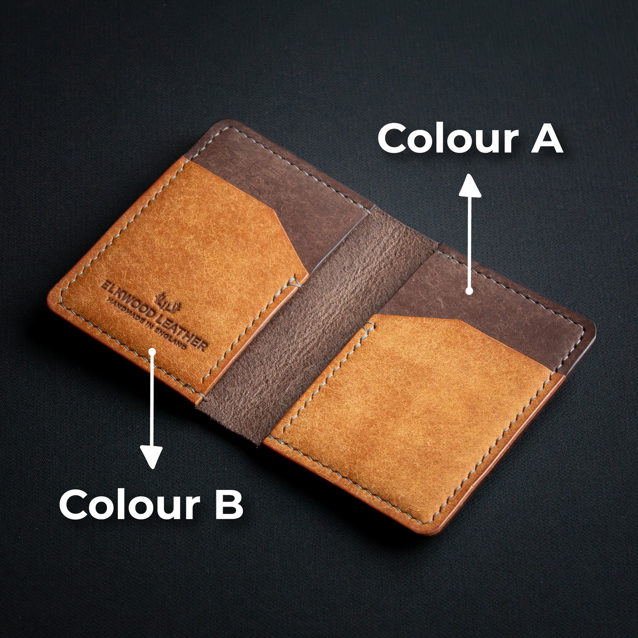 Folding Cardholder Wallet | Slim Wallet | Elkwood Leather