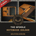 The Spindle - Leather Notebook Holder - Digital Download (PDF Template ...